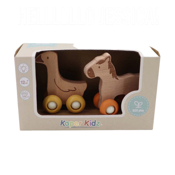 Ecowheels Farm Movers - Horse & Duck – Rourke & Henry Kids Boutique